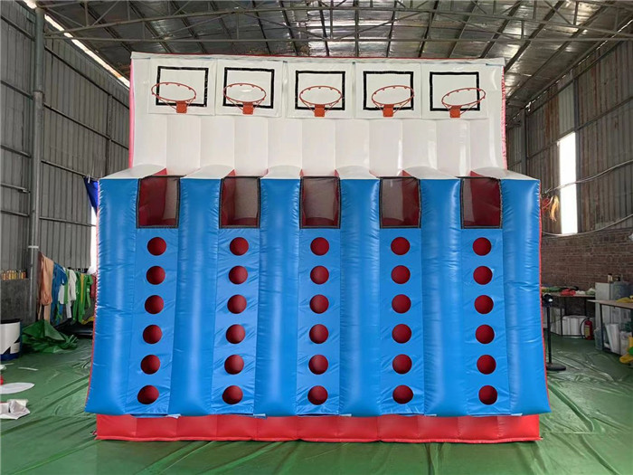 inflatable basketball connect 4 game