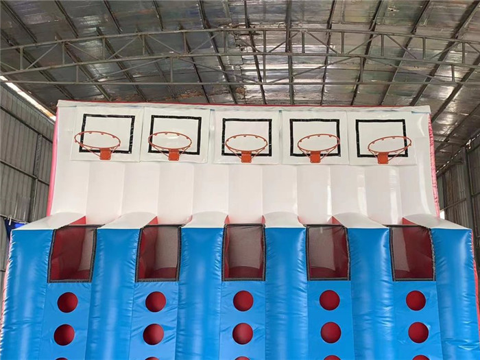 inflatable basketball connect 4 game